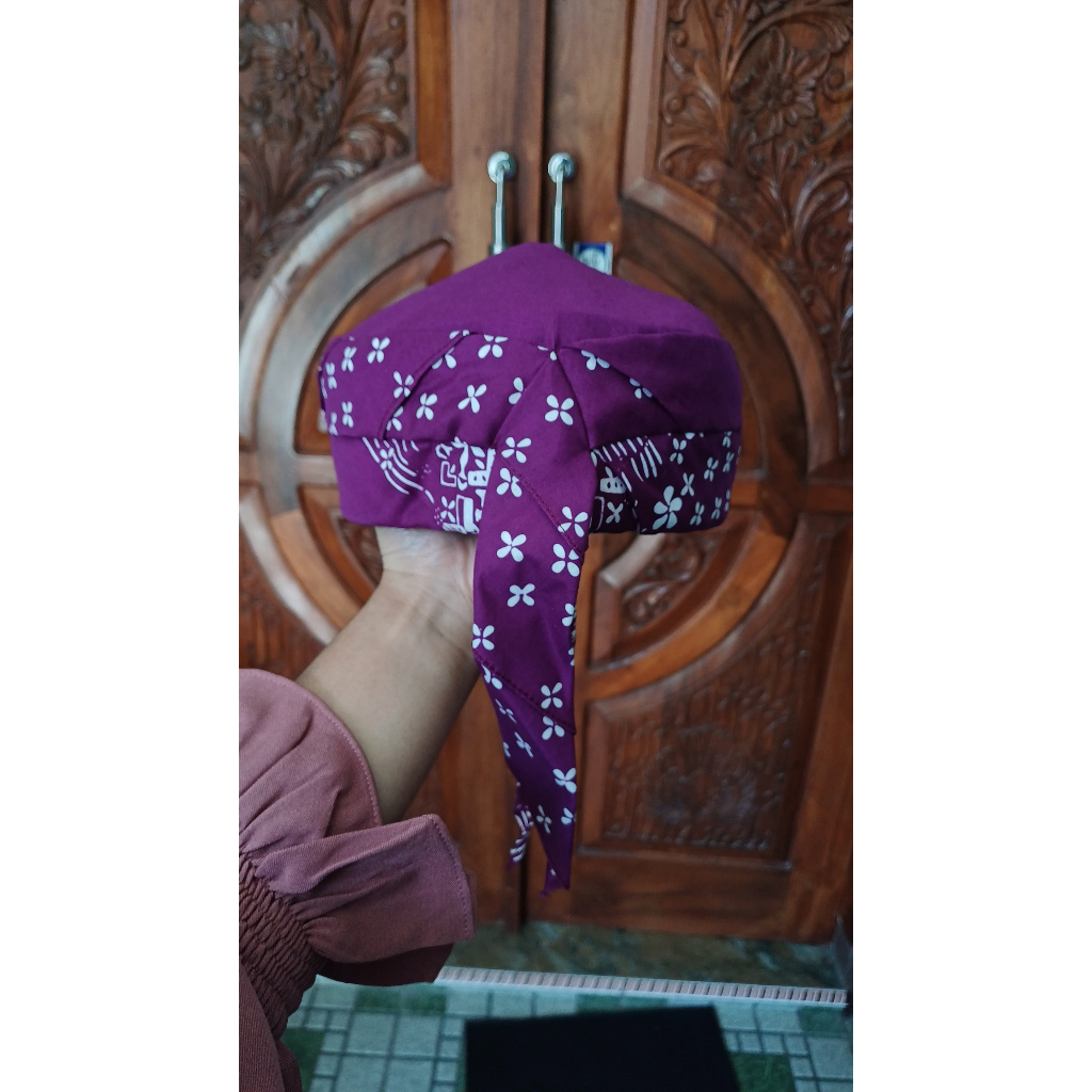 Jual Peci Batik Jogokariyan Asli Motif Batik Haji Terbaru A | Shopee ...