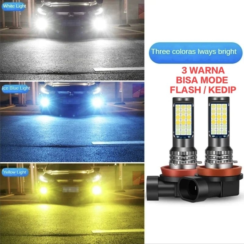 Jual Foglamp Led Mobil Foglight Lampu Kabut Mobil H8 H9 H11 HB4 9006 R324 | Shopee Indonesia