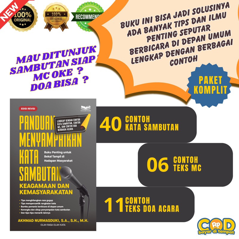 Jual Buku Panduan Menyampaikan Kata Sambutan | Shopee Indonesia
