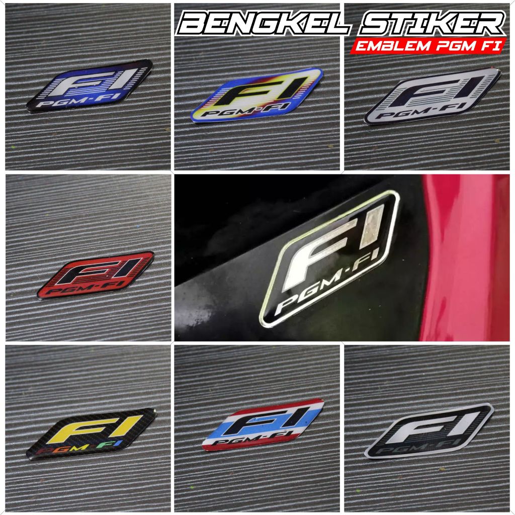 Jual Stiker Timbul Emblem Pgm Fi PGMFI Honda Anti Air | Shopee Indonesia