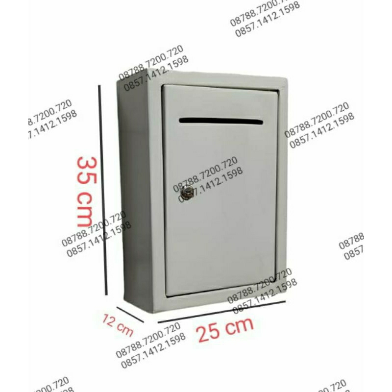 Jual Kotak surat box surat mail box indoor besi 25x35 35x25x15 | Shopee ...