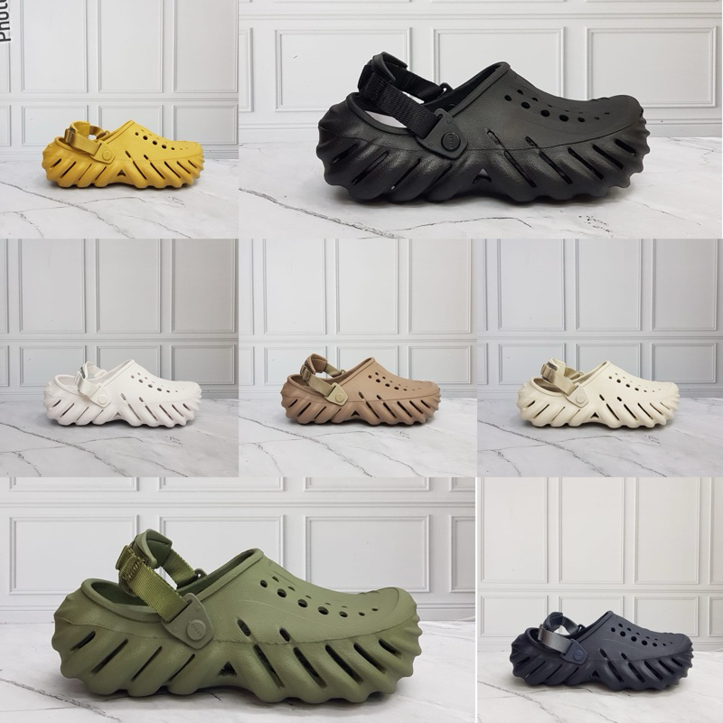 Jual TERMURAH *Sendal Crocs Echo Clogs Unisex Man / Clog / Croc ...
