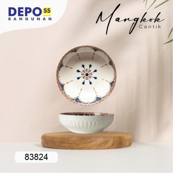 Jual Mangkuk Keramik Motif Bunga SS Bowl 83824 Ukurab 11cm/Mangkuk Sup ...