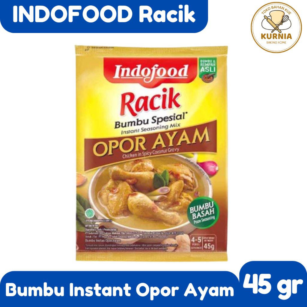 Jual INDOFOOD RACIK BUMBU INSTANT OPOR AYAM 45 GRAM | Shopee Indonesia