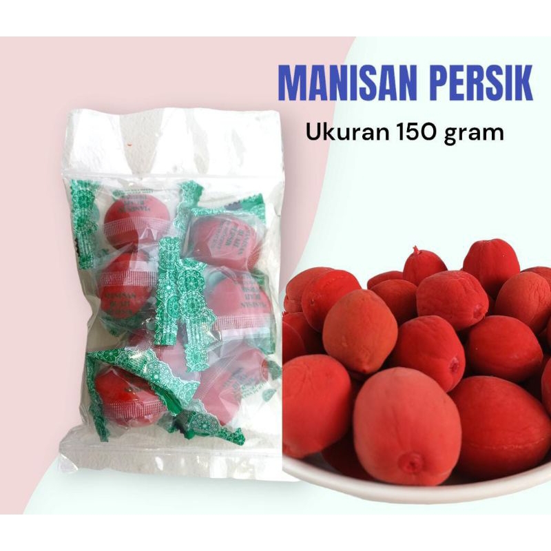 Jual MANISAN KERING BUAH PERSIK MERAH MANIS ASEM | Shopee Indonesia