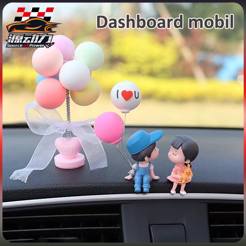 Jual 1 Set Dekorasi mobil dekorasi balon warna warni, dekorasi couple, dekorasi interior mobil ...
