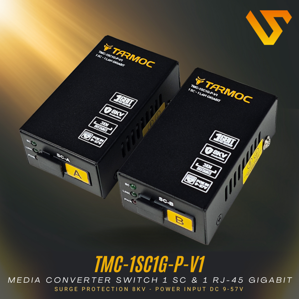 Jual Tarmoc TMC-1SC1G-P-V1 | HTB mini Media Converter 1 SC - 1 LAN | 1 ...