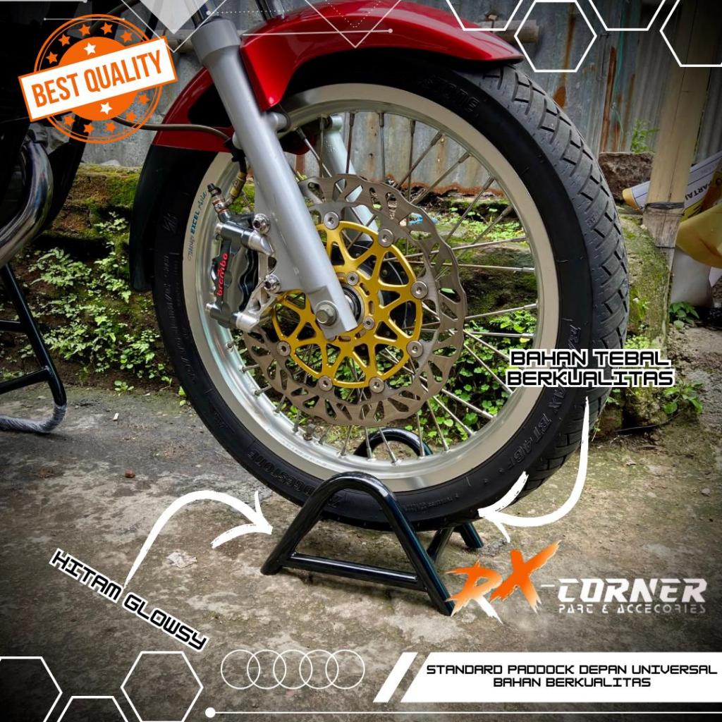 Jual PEDOK PADDOCK RODA DEPAN MOTOR UNIVERSAL RX KING CB BEBEK MATIC ...