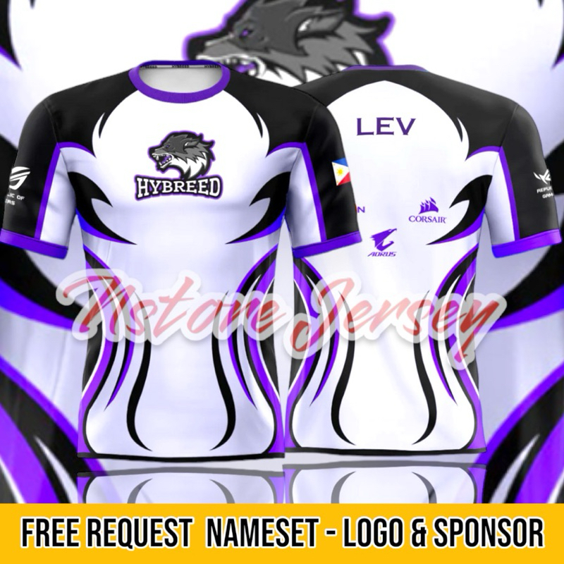 Jual Jersey Esport Gaming Hybreed Terbaru Castom CSGO PUBG 2024 Free ...