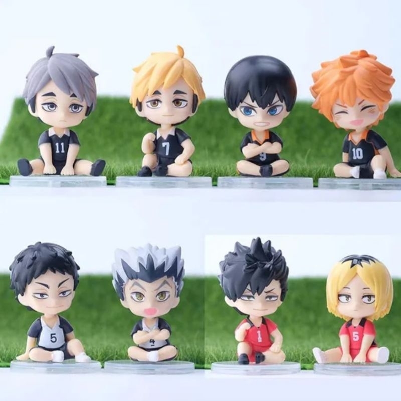 Jual haikyuu chibi figure set 8 | Shopee Indonesia