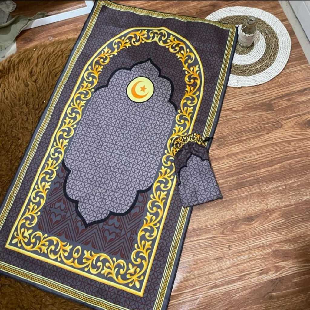 Jual NUZ Sajadah Travel Sejadah Traveling pouch souvenir umroh Sajadah ...