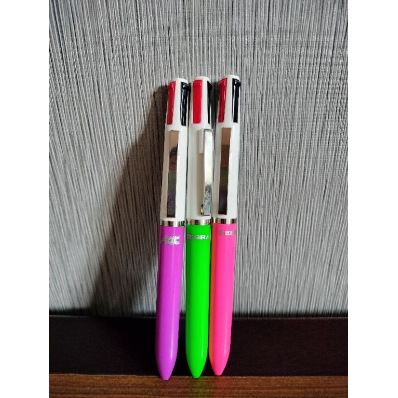 Jual Pulpen Zebra A4C (4 warna tinta) (Warna tabung acak/random) (per 1 ...