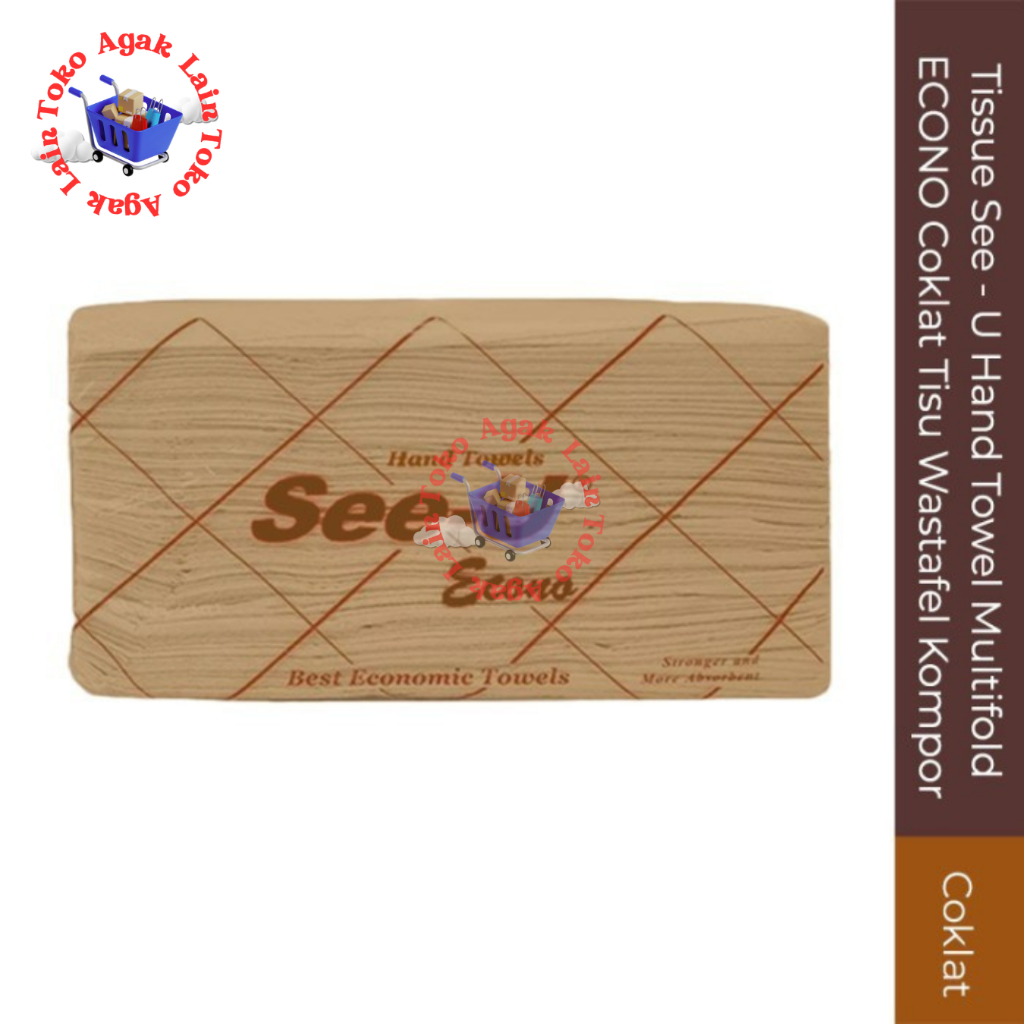 Jual Tissue See-U Hand Towel Multifold Econo Brown 150S (Hand Towel ...