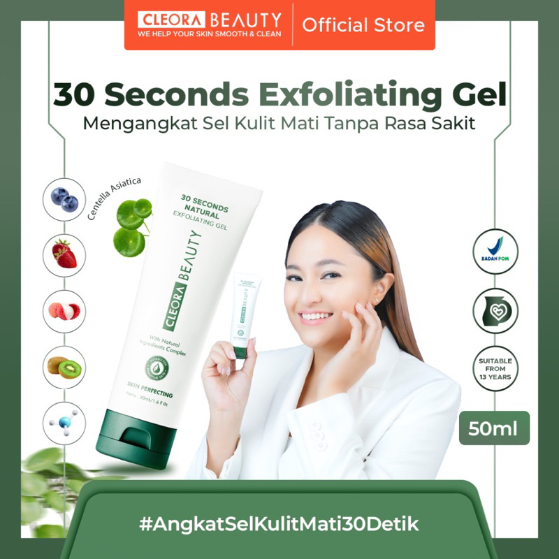 Jual CLEORA 3 MINUTES EXFOLIATING GEL | Shopee Indonesia