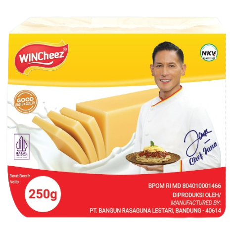 Jual WINCheez 250gr Keju Cheddar Olahan - Chef Juna | Shopee Indonesia