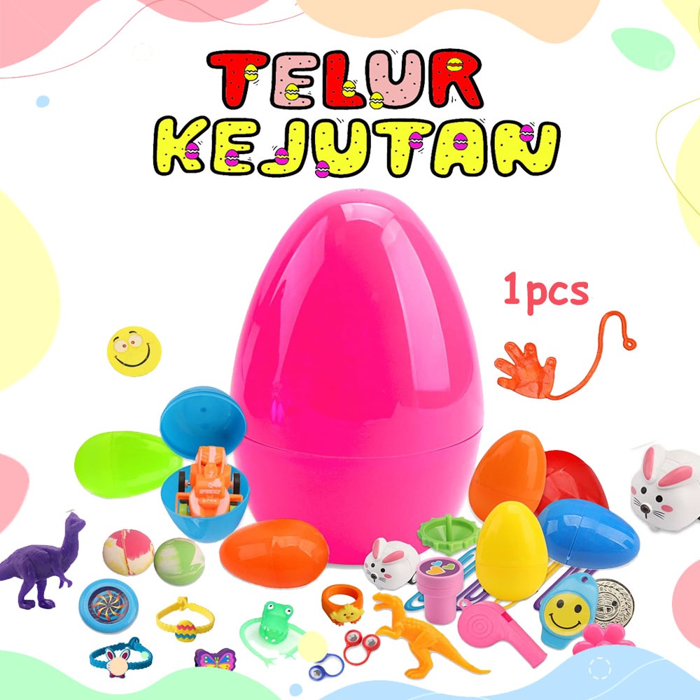 Jual Surprise Egg Mainan Anak Telur Kejutan Telur Hadiah Mainan Telor ...
