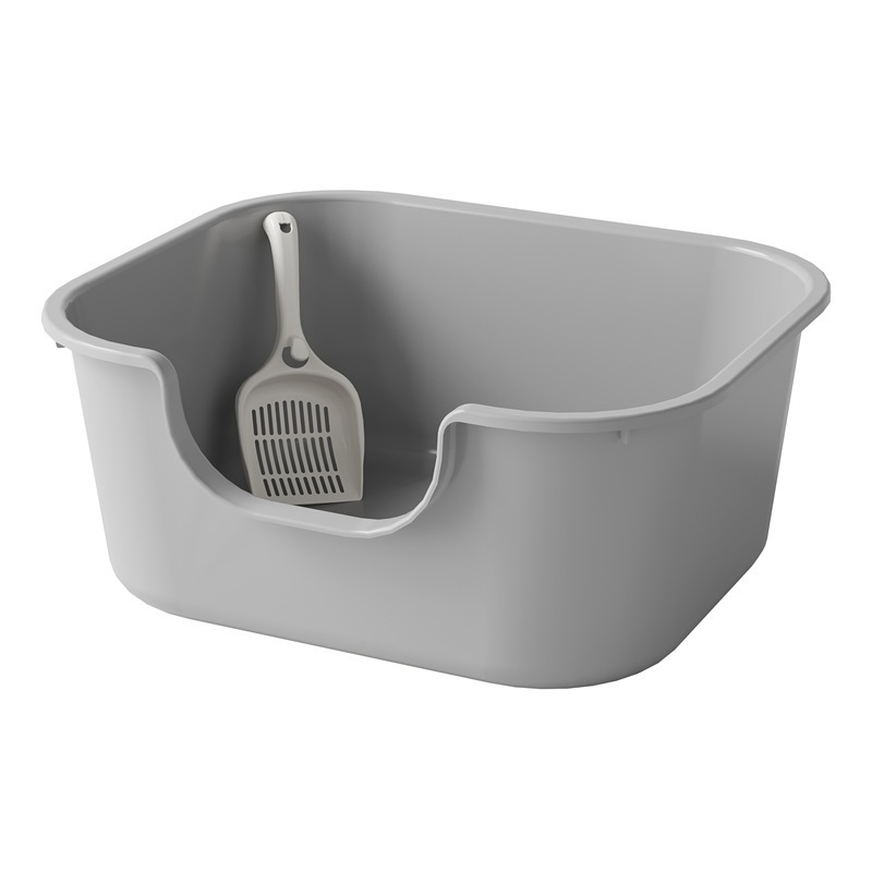 Jual Cat Litter Box Besar Model Terbuka Free Sekop - Tempat Kotoran ...