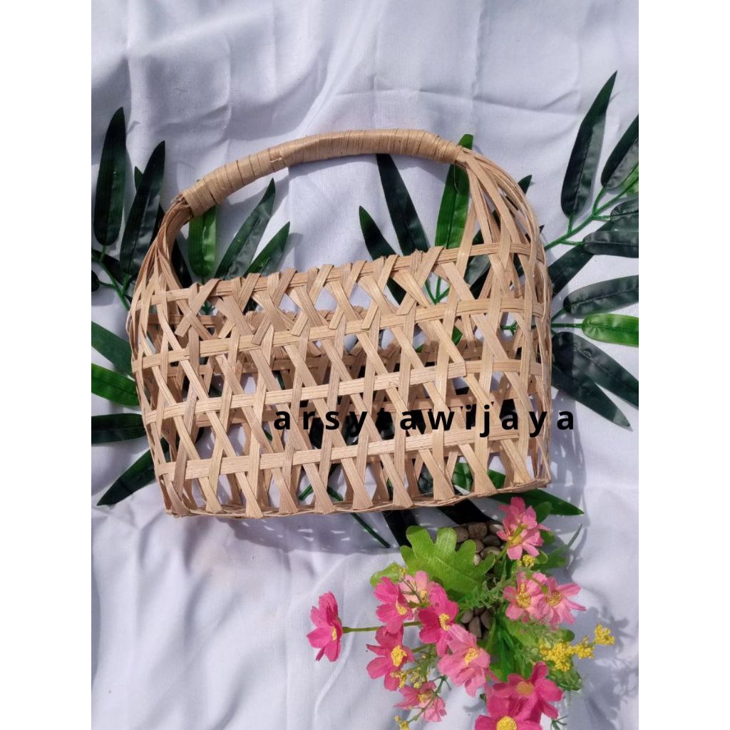 Jual Keranjang parcel - Tas Keranjang Anyaman Bambu - Keranjang Hantaran Indul Fitri | Shopee ...