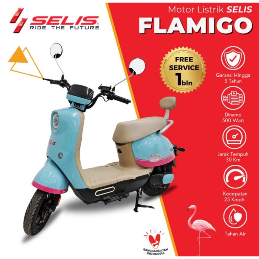 Jual SELIS - Motor Listrik Flamingo | Shopee Indonesia