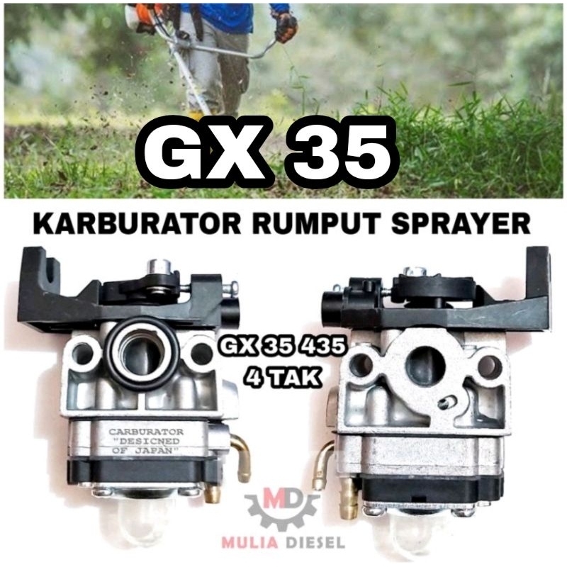 Jual Karburator Carburator Mesin Potong Rumput Sprayer Semprot GX35 435 GX 35 4 TAK | Shopee ...