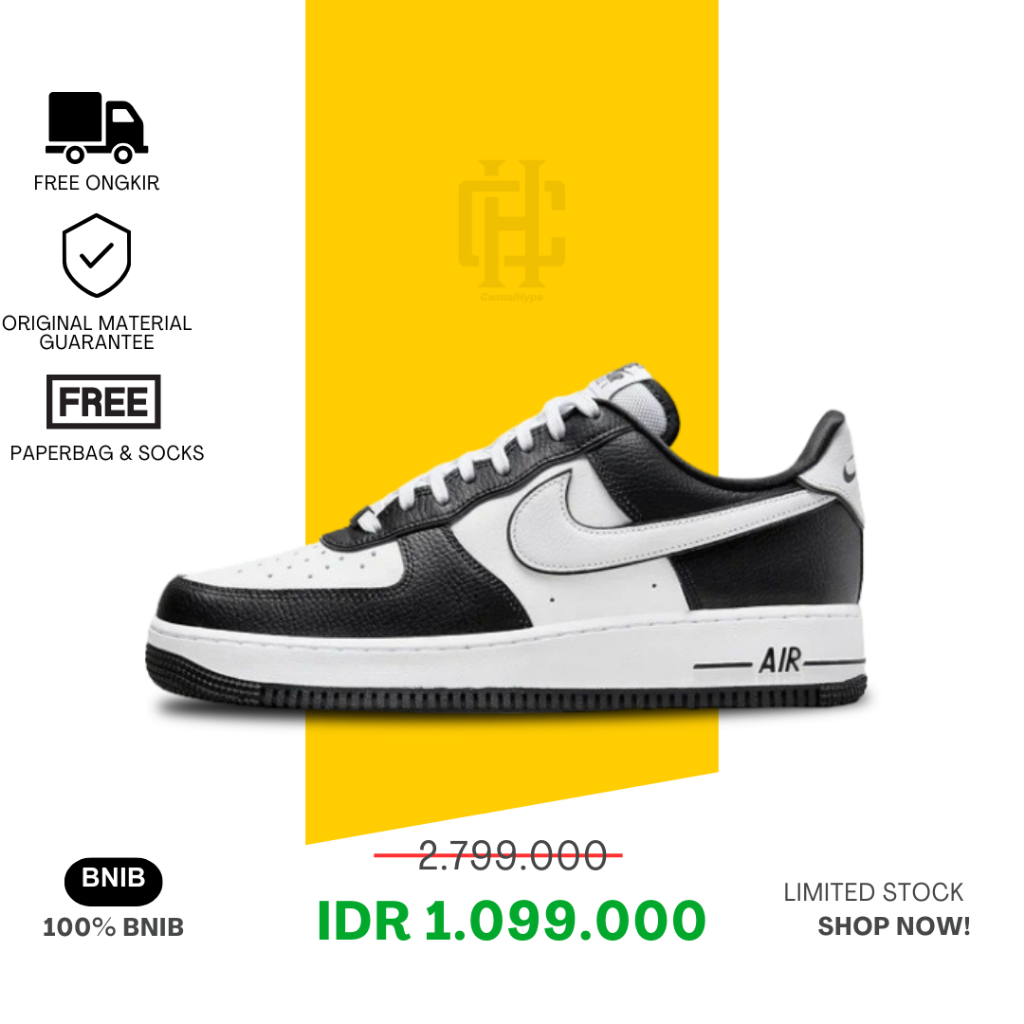 Jual Sepatu Air Force 1 07 LV8 Panda DX3115-100 Authentic 100% BNIB ...