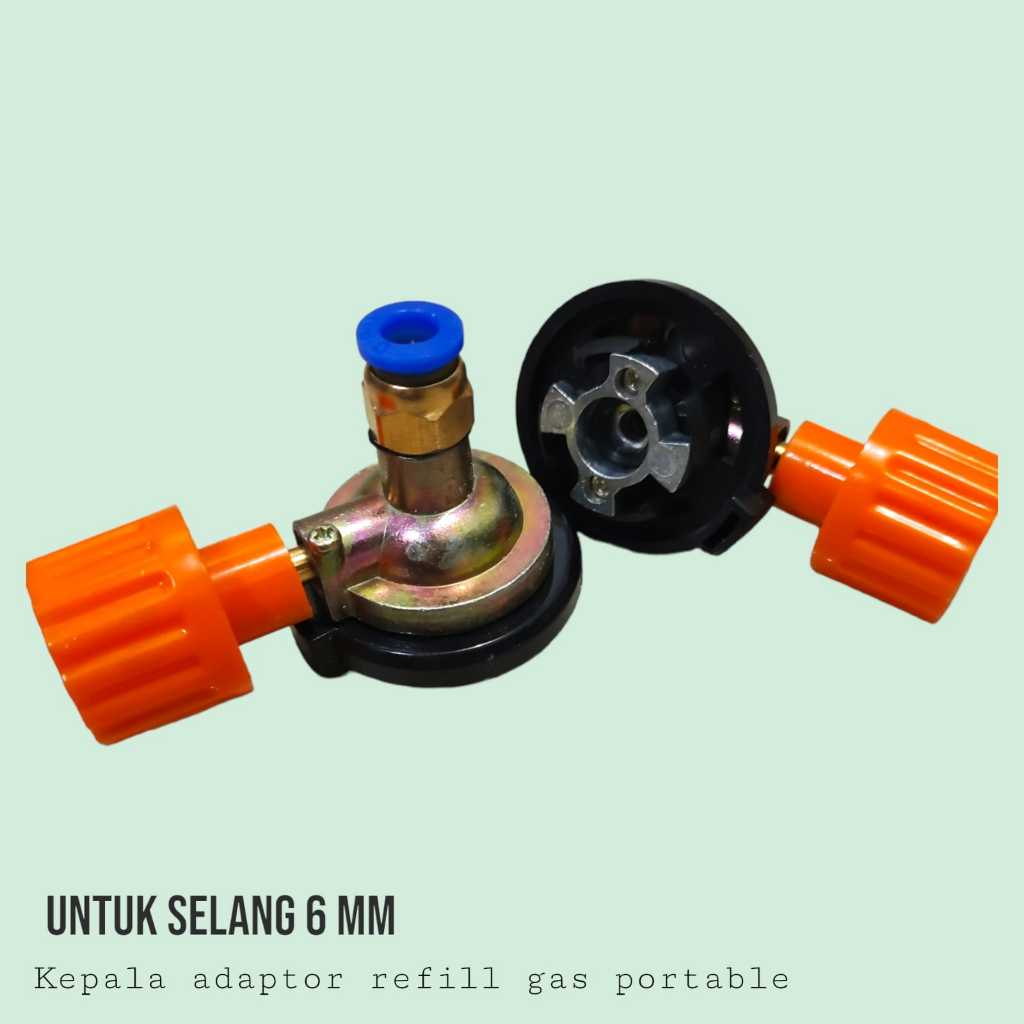 Jual Adaptor kepala gas kaleng hi cook dengan baut penghubung selang ...