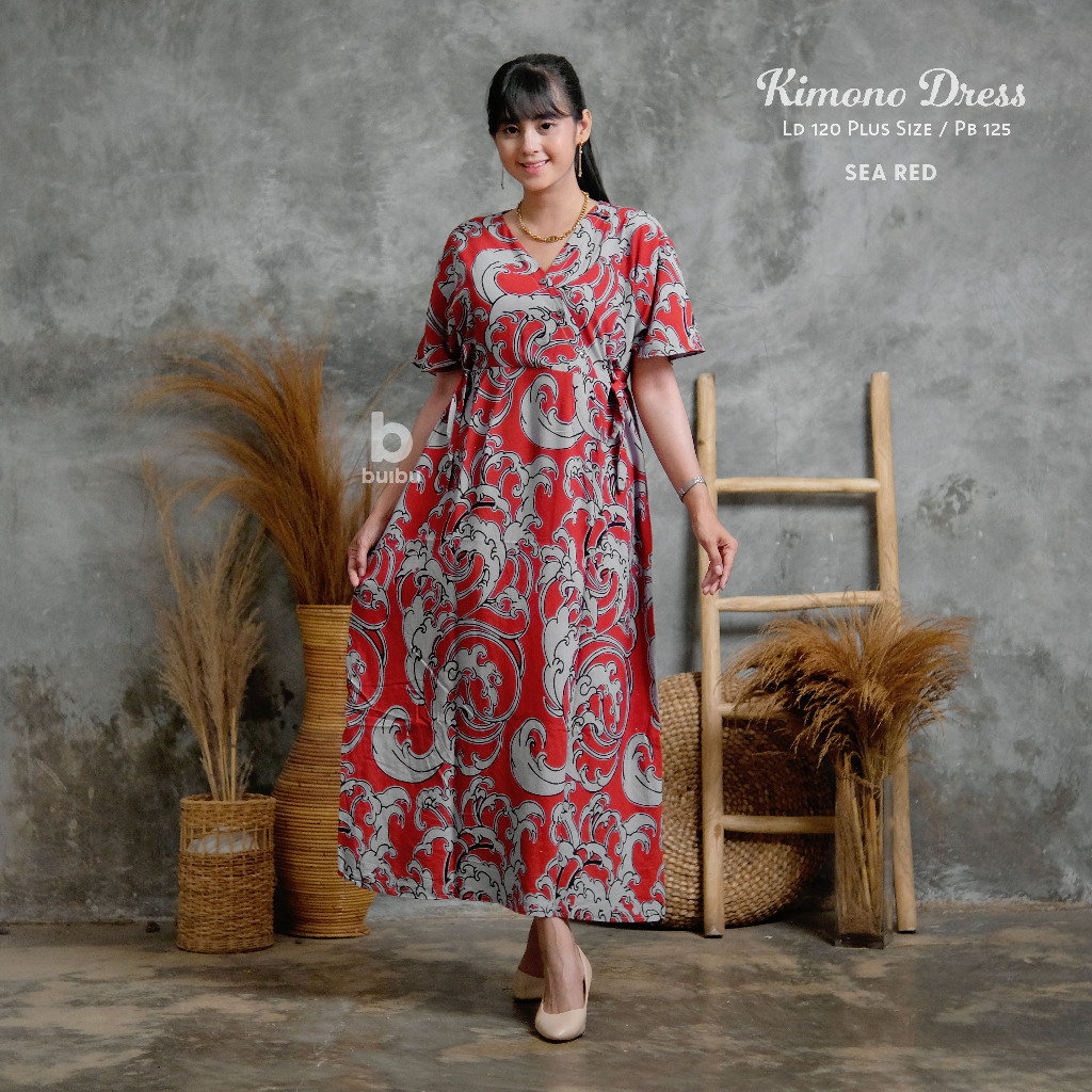 Jual Daster Kimono Jumbo LD 120 cm Big Size Busui Rayon | Shopee Indonesia