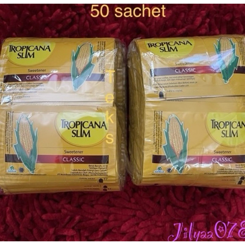 Jual Tropicana Slim Classic isi 50 sachet exp 2027/2028 | Shopee Indonesia