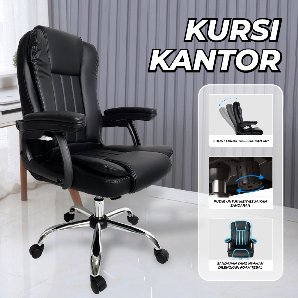 Jual Home Inspiration Kursi Kantor Executive Chair Hitam Kursi Kantor ...
