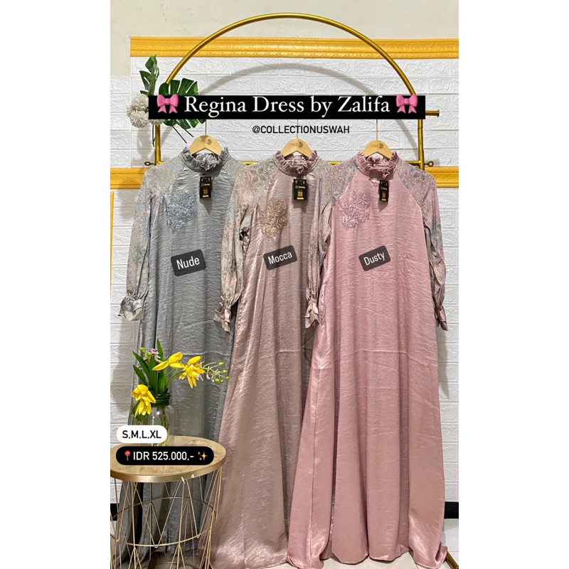 Jual Regina Dress by Zalifa | Shopee Indonesia