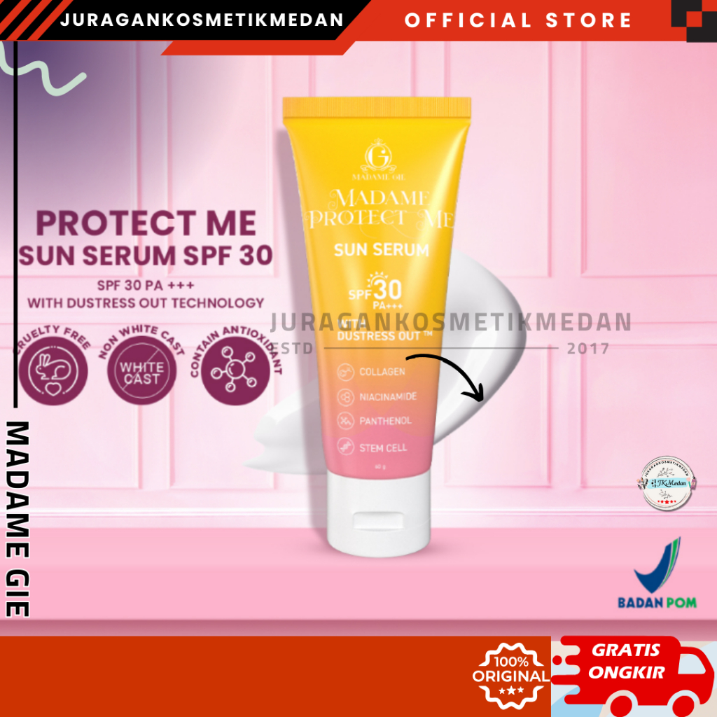 Jual MADAME GIE MADAME PROTECT ME SUN SERUM SPFT 30 PA+++ SUNSCREEN ...