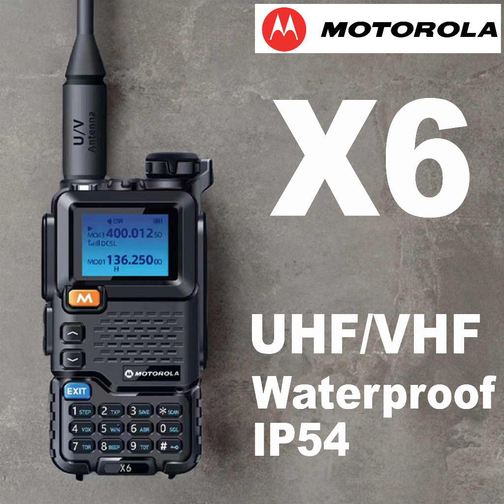 Jual Walkie Talkie HT Motorola X6 Jarak Jauh & Tahan Air - IP67 ...