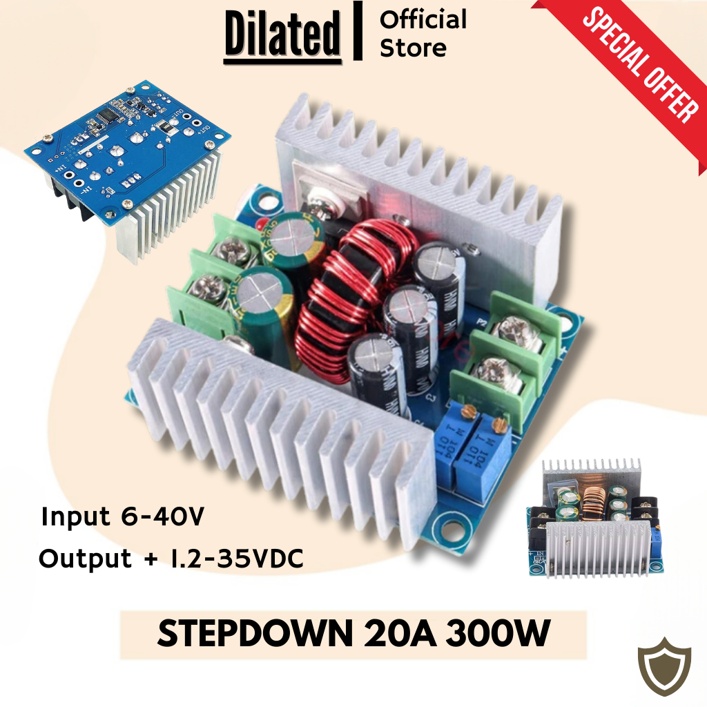 Jual DC Step Down 300W 20A CC CV Buck Converter High Power LED ...