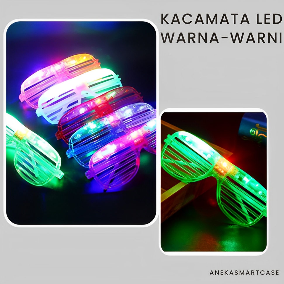 Jual [ANEKA] KACAMATA PARTY COLORFUL LAMPU LED FOR FASHION COCOK UNTUK ...