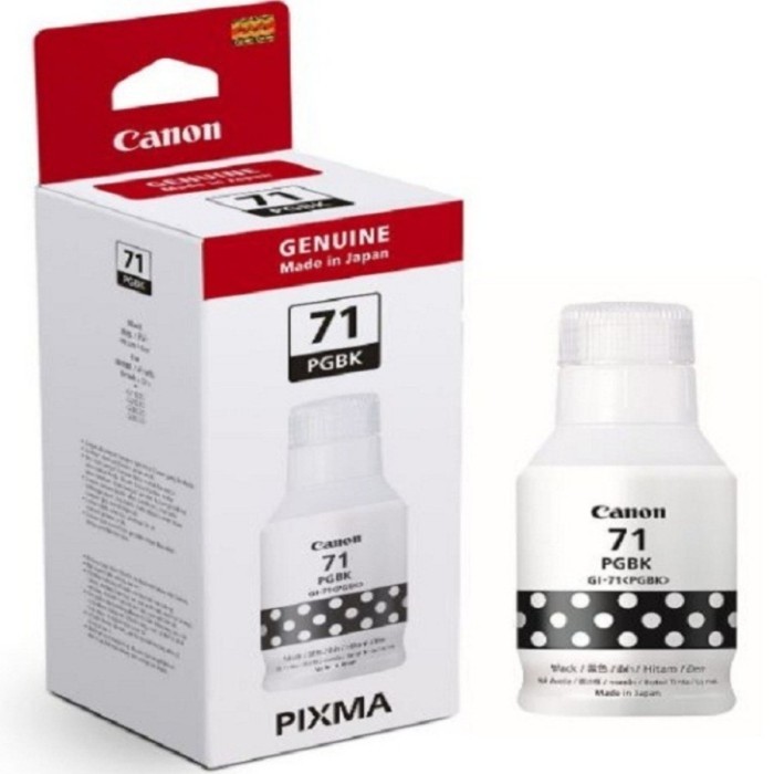 Jual gi71 ink genuine asli tinta ori CANON TINTA BOTOL GI 71 PGBK BLACK ...