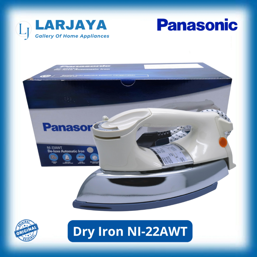 Jual Panasonic Setrika Berat NI-22AWT | Dry Iron Panasonic Anti Lengket ...