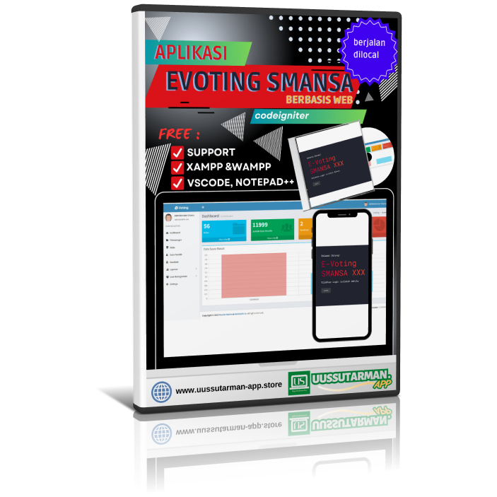 Jual Source code Aplikasi e-Voting Ketua Osis Berbasis Web (Codeigniter ...