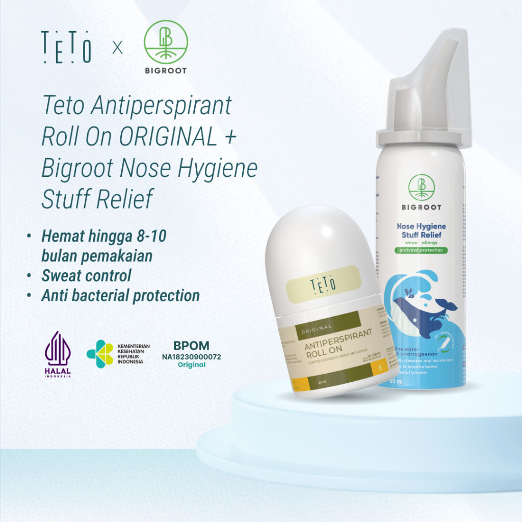 Jual TETO - Paket Bundling Teto Antiperspirant Roll On 30ml yang ...
