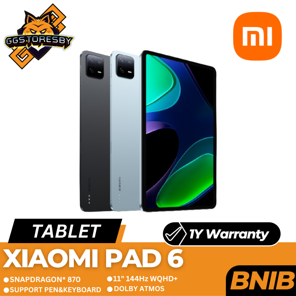 Jual TABLET XIAOMI PAD 6 | SNAPDRAGON 870 8/256GB 11" WQHD | Shopee ...