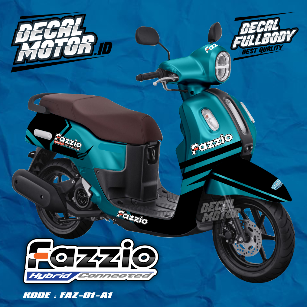 Jual Decal YAMAHA Fazzio NEW Fullbody - Stiker Decal Fazzio SIMPLE ...