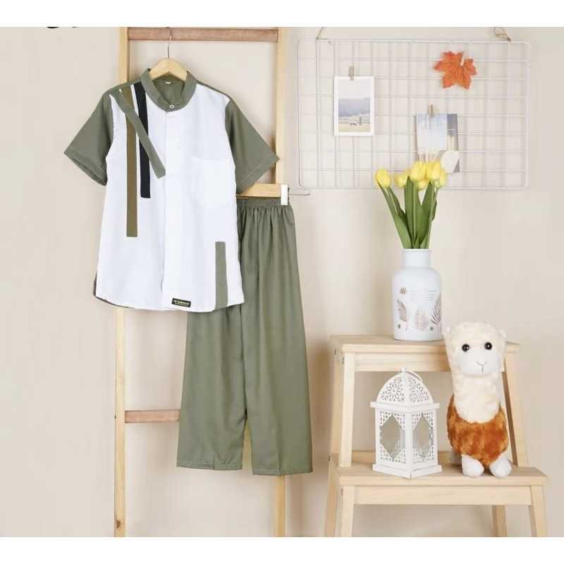 Jual New Koko anak salman dan wafi set sarung celana sarcel anak ...