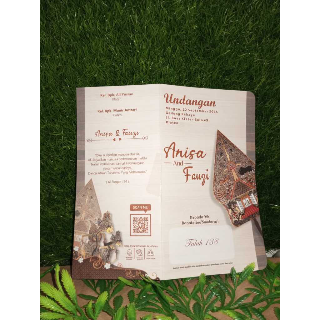 Jual Blangko Undangan Pernikahan Falah 138 Murah | Shopee Indonesia