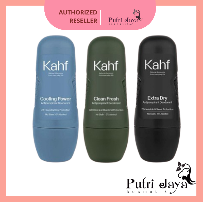 Jual KAHF Deodorant Antiperspirant | DEO Roll On Cowok Pria II 45ML | Shopee Indonesia