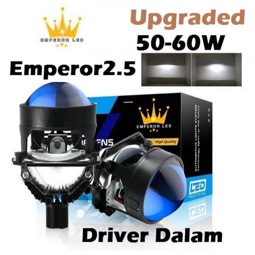 Jual Lampu BILED 2.5 INCH WST EMPEROR gen 1 emperror Flat cut off ...