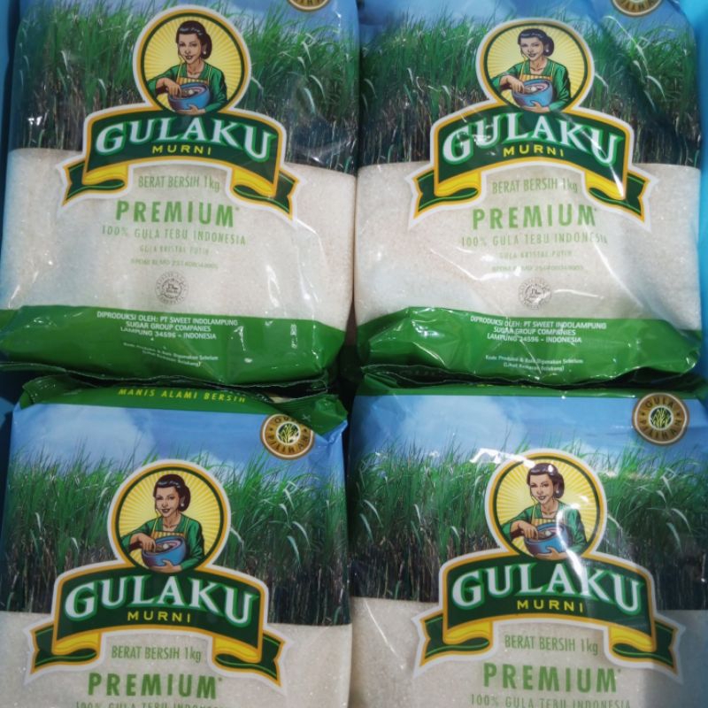 Jual ( TEGAL JATENG ) GULAKU PREMIUM 1KG | Shopee Indonesia