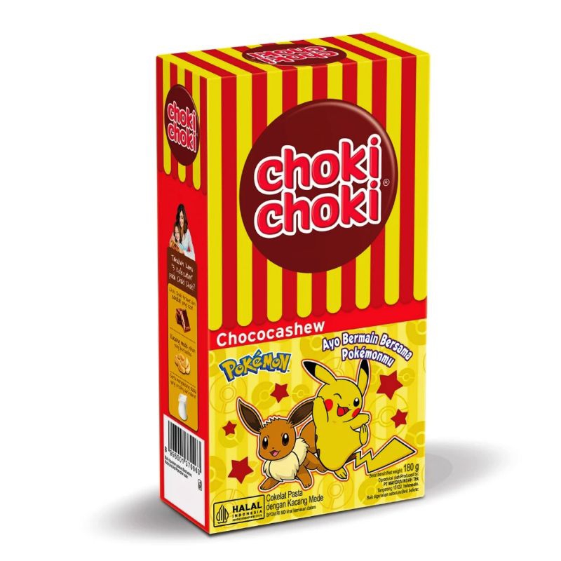 Jual Choki Choki Cashew Pokemon GT Box (Isi 20pc @10gr) Chokichoki ...