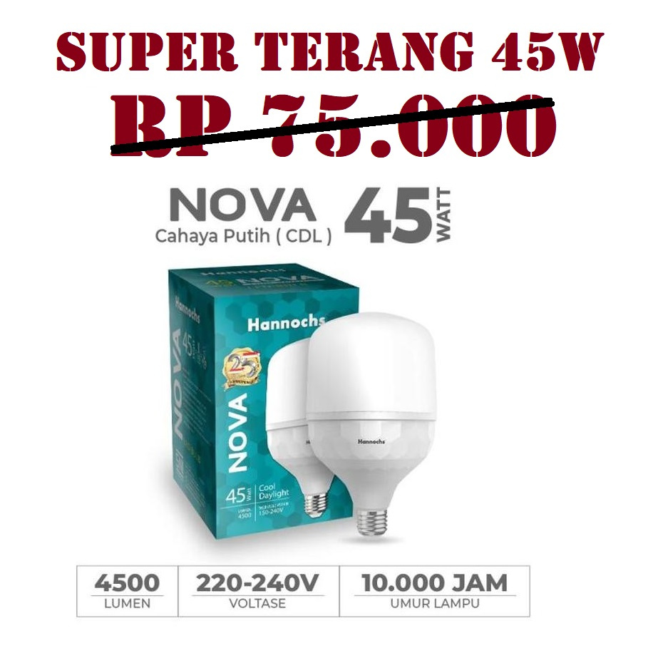 Jual Lampu LED Hannochs NOVA 45W 45 Watt | Shopee Indonesia