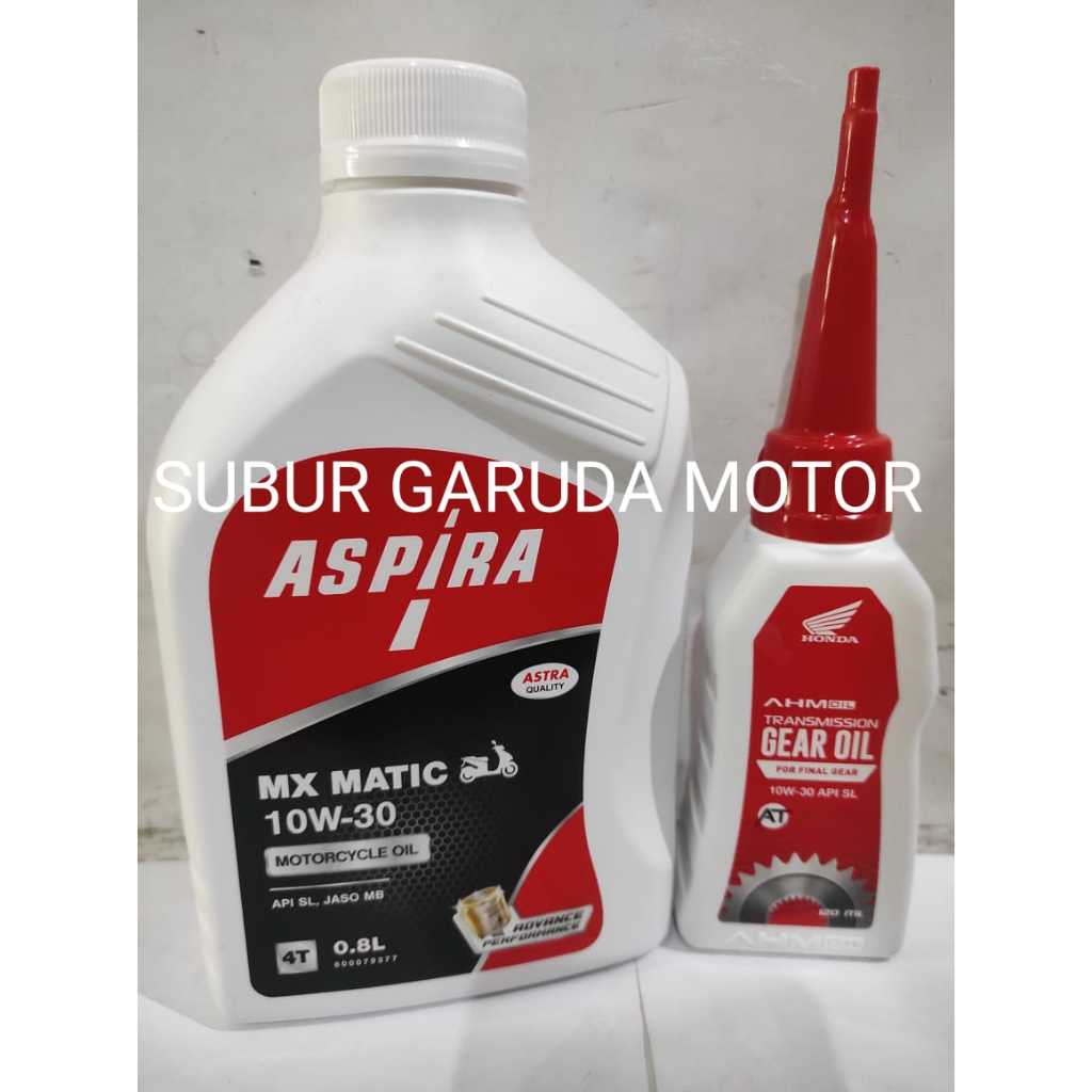 Jual OLI MESIN GARDAN CVT MIO FREEGO FINO X RIDE NOUVO MERK ASPIRA OLI ...