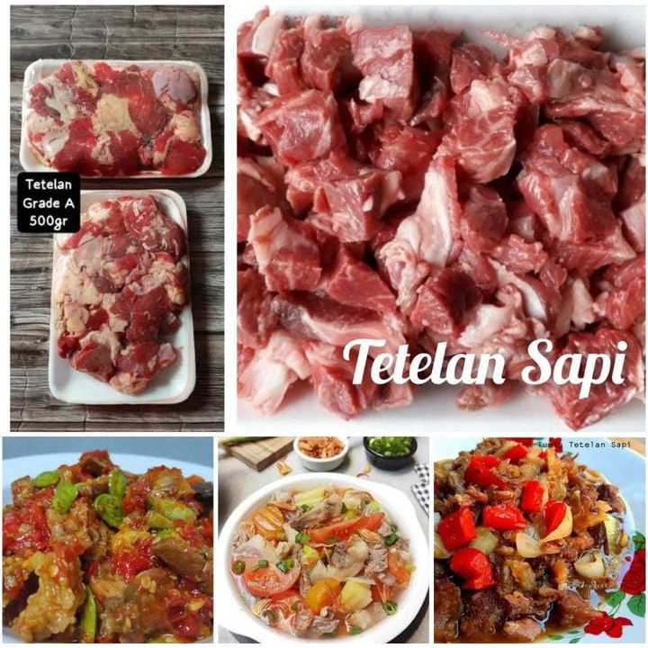 Jual Tetelan Sapi 500 gr/Tetelan Sapi Frozen/Tetelan Frozen | Shopee ...