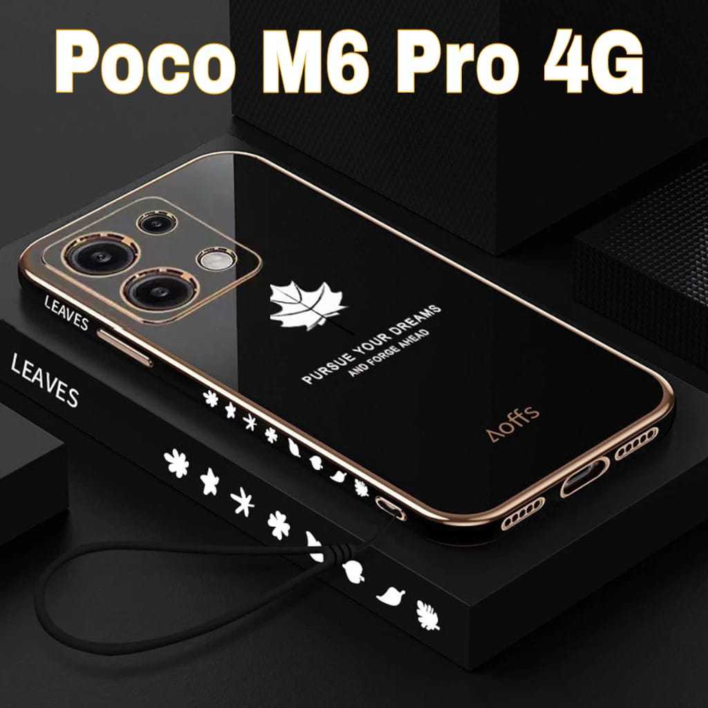 Jual Promo Case Xiaomi Poco M6 Pro 4G Softcase Mapel Plating Pelindung ...